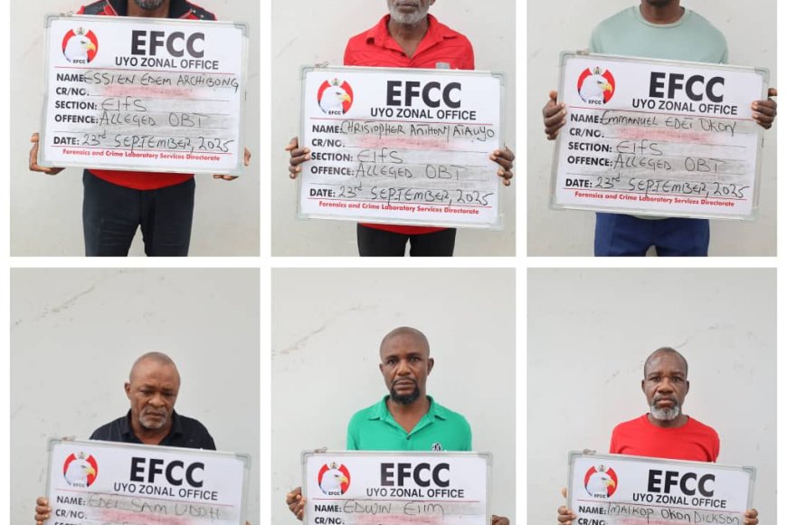 EFCC Arraigns Six Suspected Fraudsters for Land Fraud in Uyo - Probitas ...